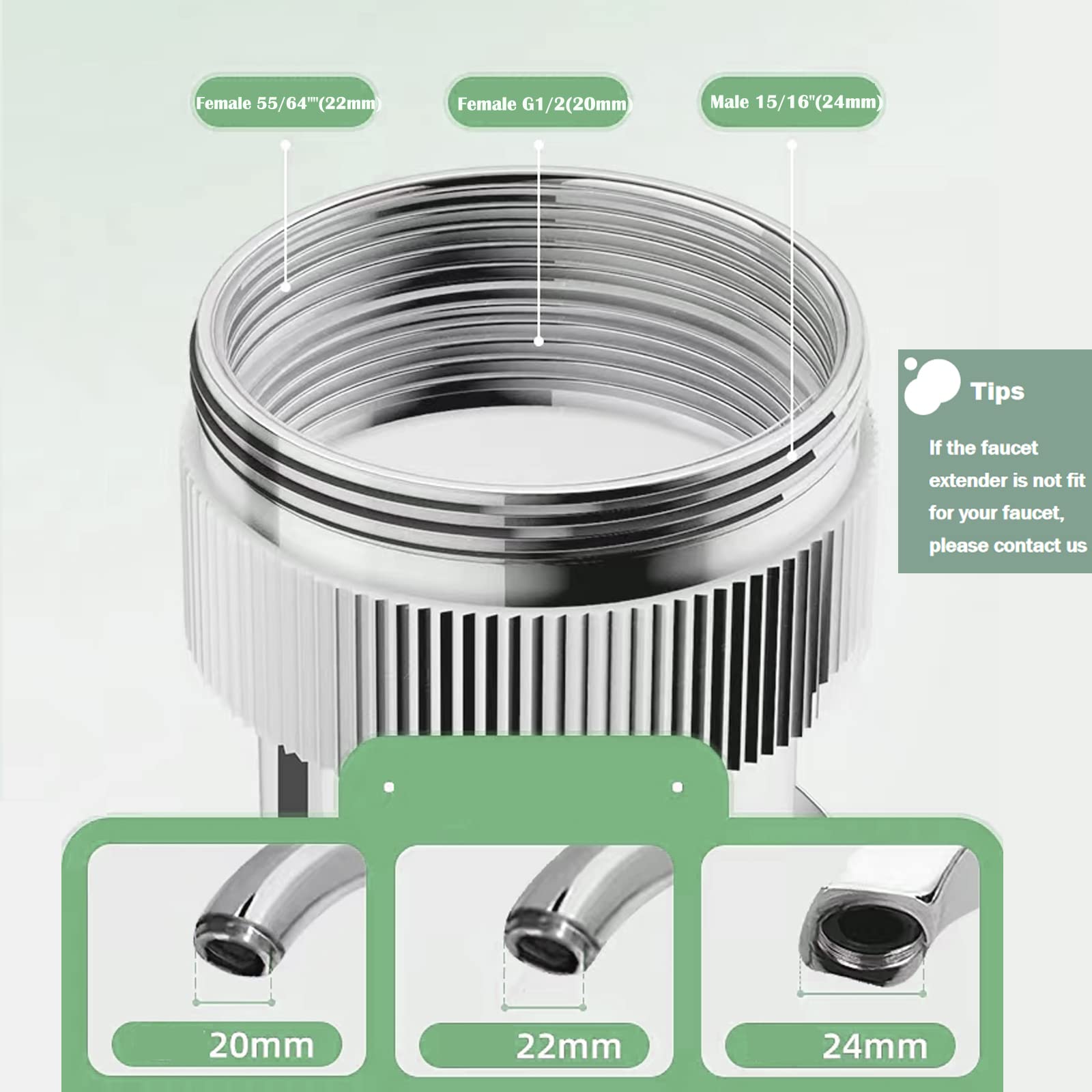 Faucet Extender-Universal Rota