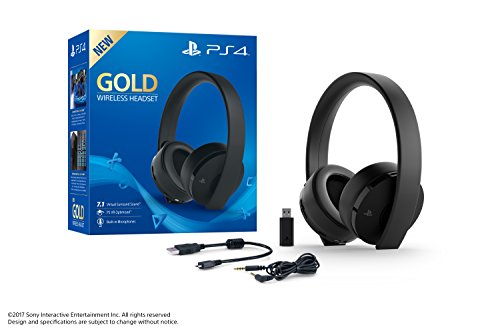PlayStation 4 Gold Wireless Headset [Black]