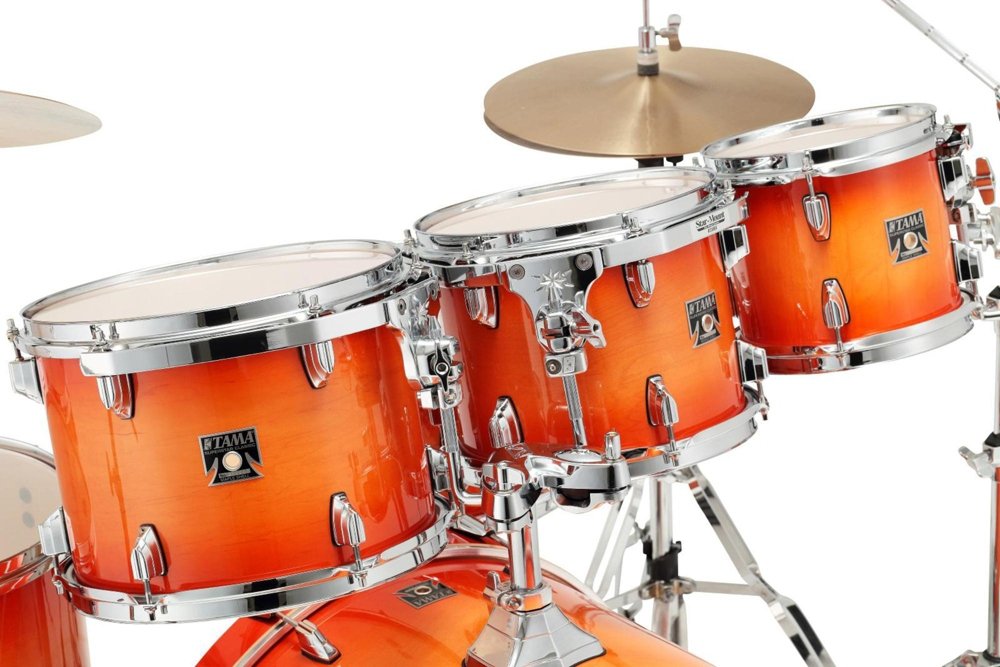 Tama Superstar Classic 7-Piece Shell Pack - Tangerine Lacquer Burst