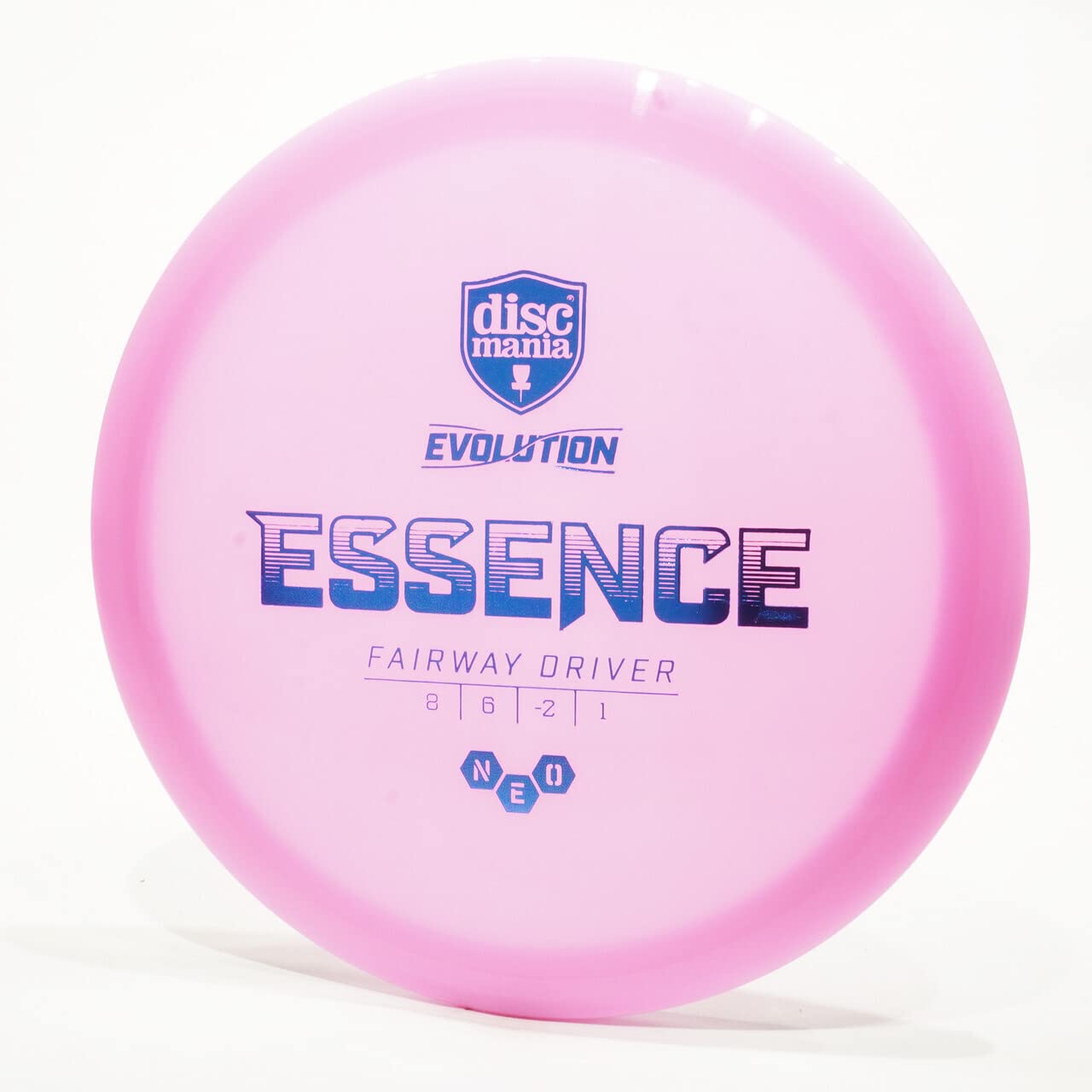 Discmania Evolution Essence (NEO) Fairway Driver Golf Disc, Pick Weight/Color [Stamp & Exact Color May Vary] Pink 167-169 Grams