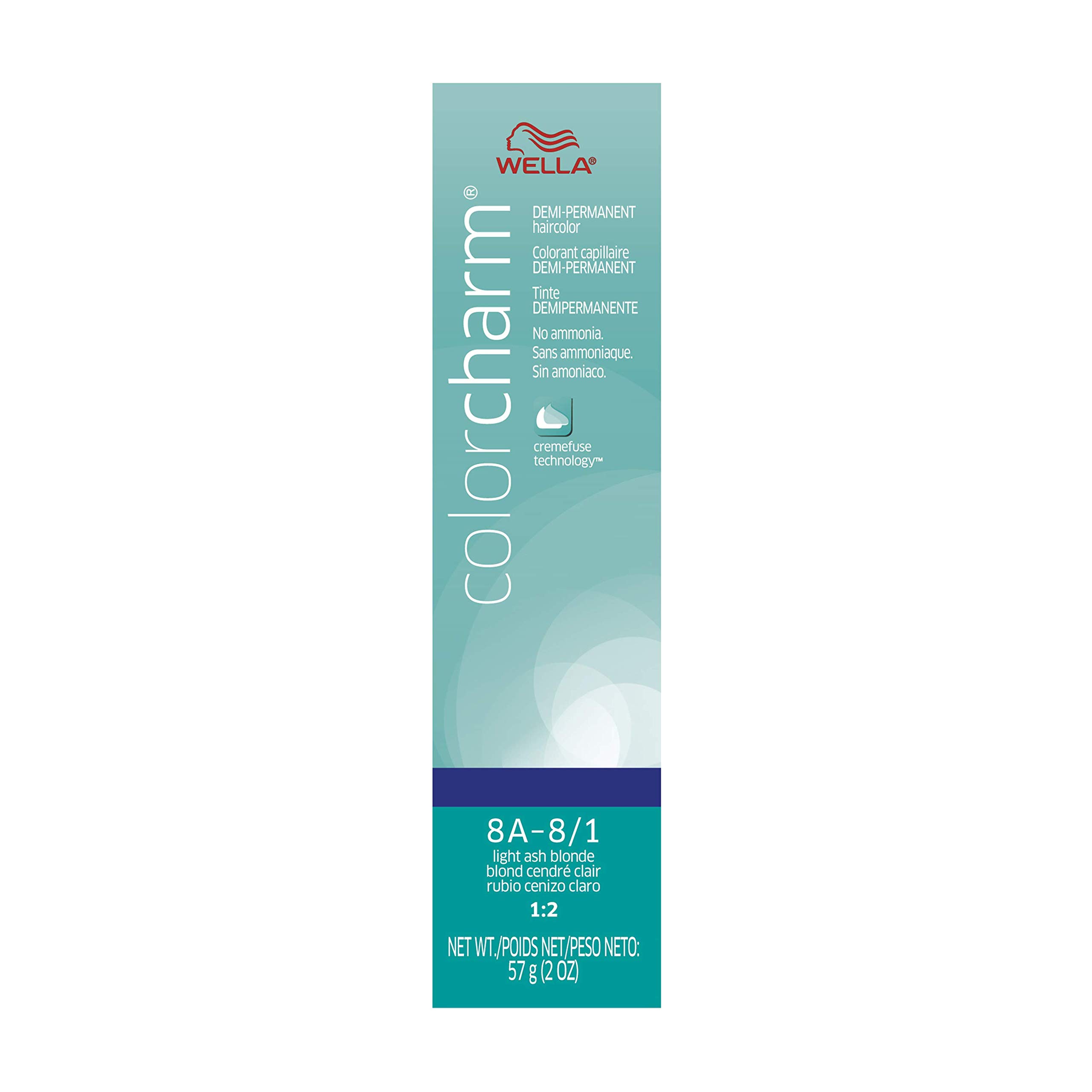 WELLA Color Charm Demi Permanent Hair Color8A Light Ash Blonde