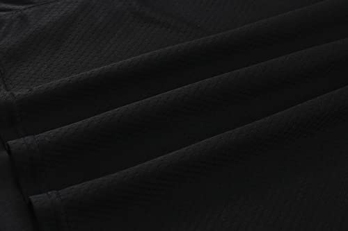 SHAJUNQI Basketball Jersey Men's Mesh Athletic Sports Shirts Training Practice - Blank Team Uniforms for Sports Scrimmage UO-Black White XL