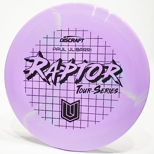 Discraft Paul Ulibarri Raptor 2022 Tour Series (ESP) Driver Golf Disc, Pick Your Disc 173-4g Yellow/Green - 3