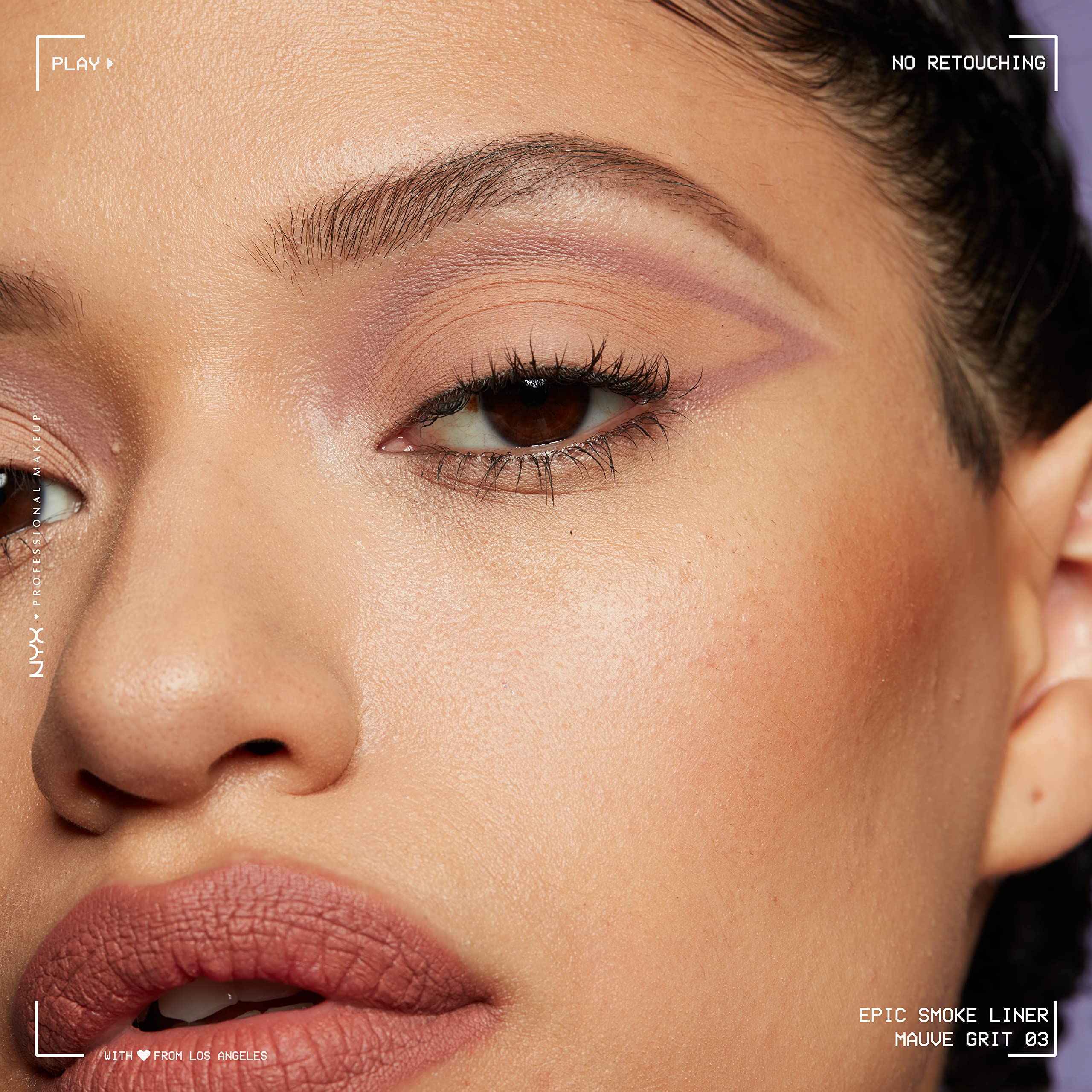 NYX PROFESSIONAL MAKEUP Epic Smoke Liner, Vegan Smokey Eyeliner - Mauve Grit (Cool Mauve)