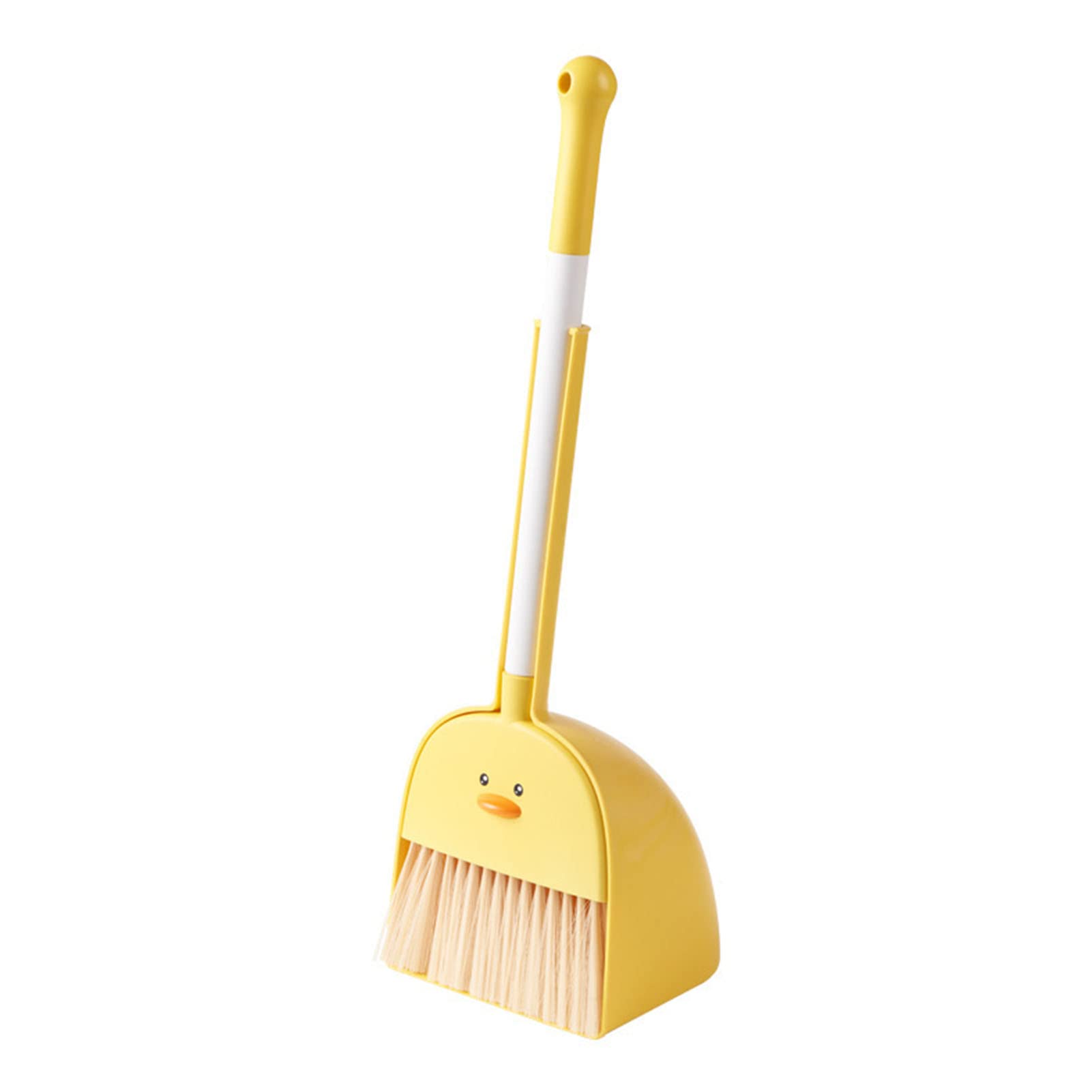 Kids Cute Cartoon Mini Broom Dustpan Set Children Home Sweep Toys PP PET Material