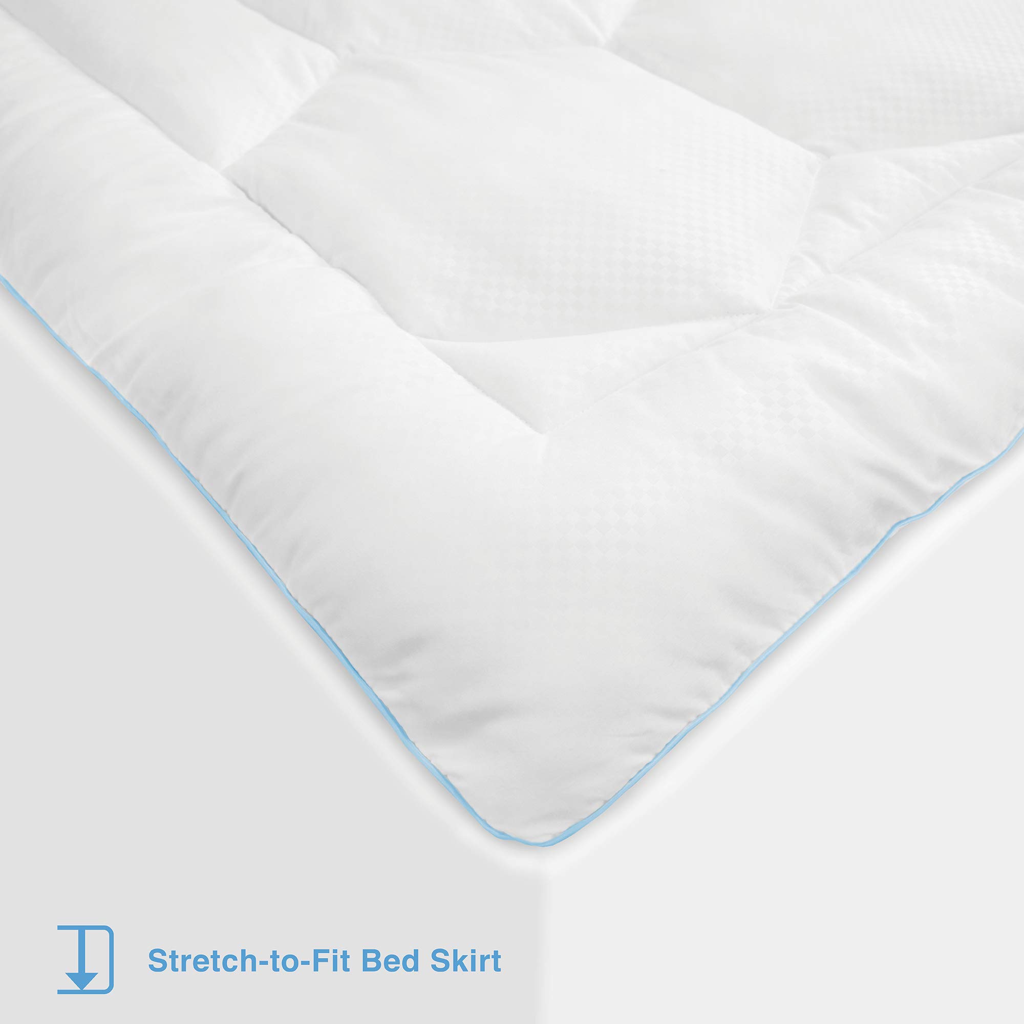 SensorPEDIC CoolFusion Mattress pad, Full, White