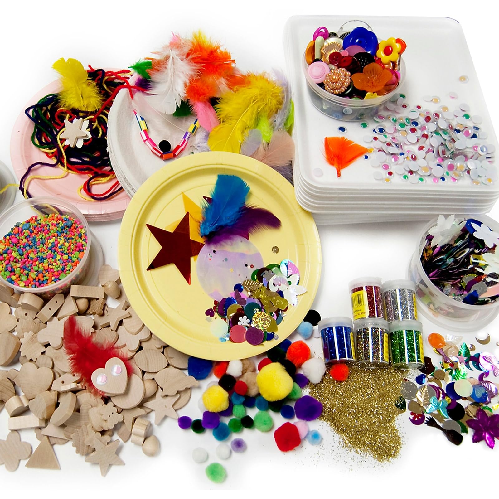 Hygloss Products Collage Treasure Box, Multicolor