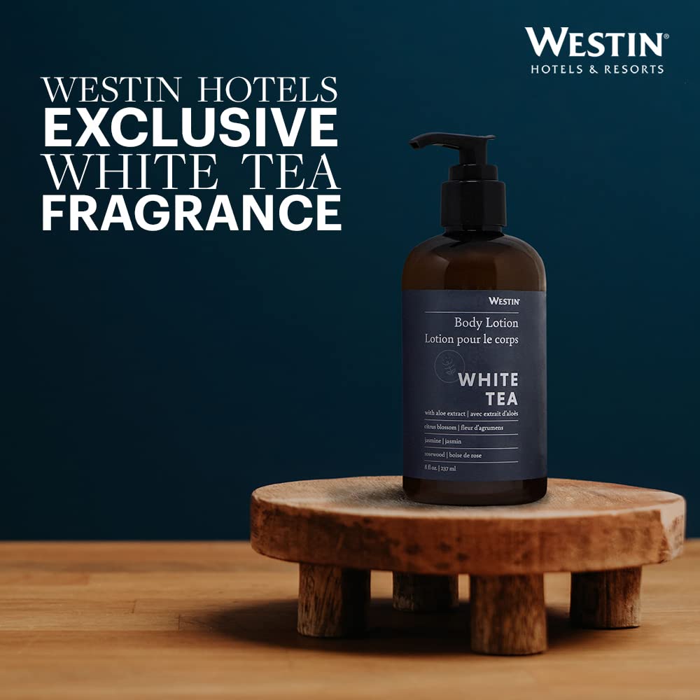 Westin White Tea Aloe Lotion - 8 oz Skin Moisturizer with Signature Scent