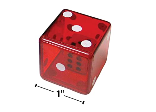 Teacher Created Resources® Dice Within Dice, Pack of 9,Red, Green, Blue, White, 1"