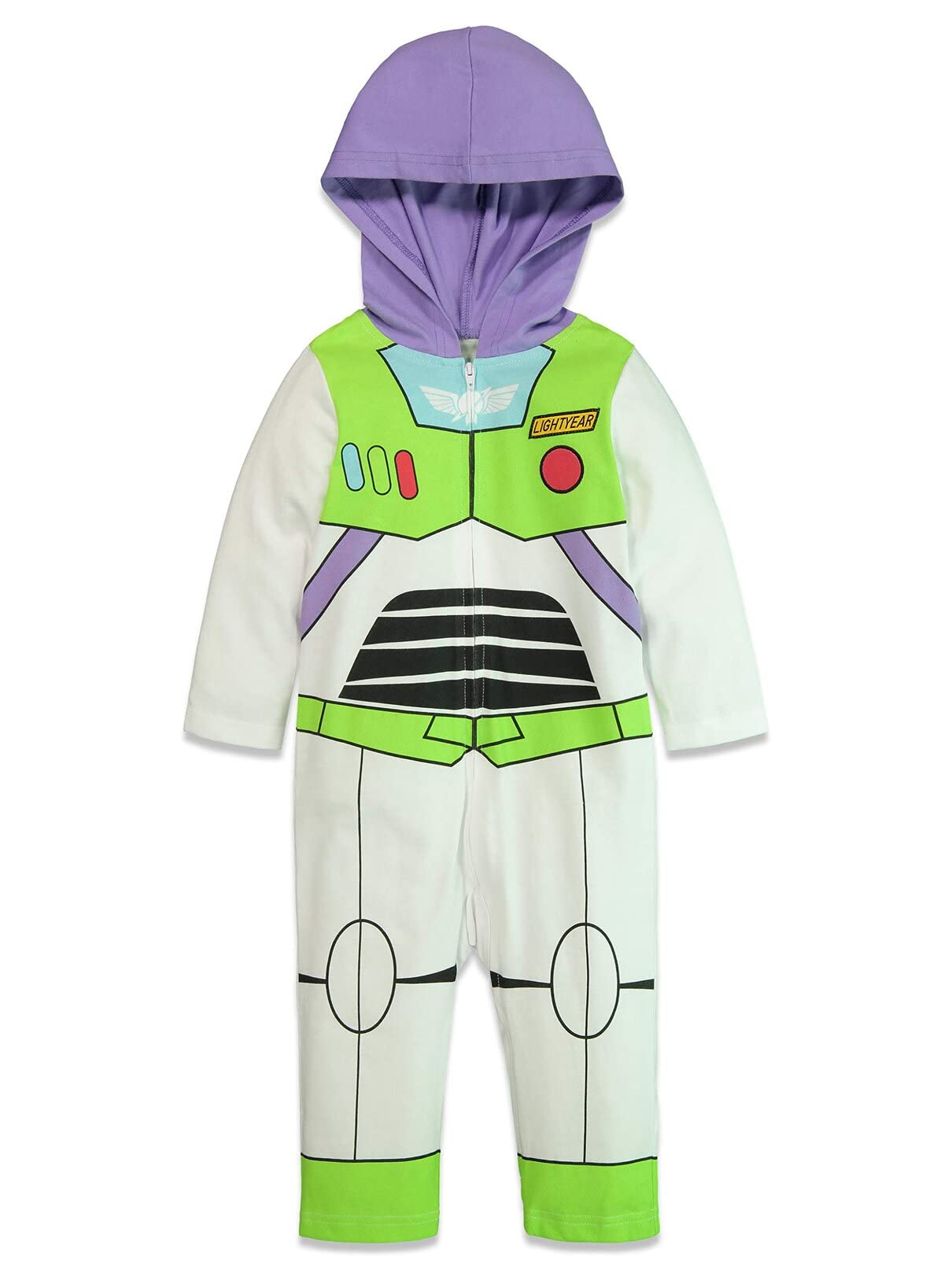 Disney Pixar Toy Story Buzz Lightyear Newborn Baby Boys Zip Up Cosplay Coverall 0-3 Months