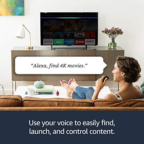 Certified Refurbished Fire TV Stick 4K with Alexa Voice Remote, streaming media player