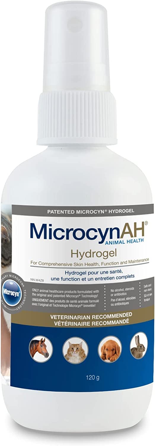 MicrocynAH Wound and Skin Care Sprayable Hydrogel, 8-Ounce