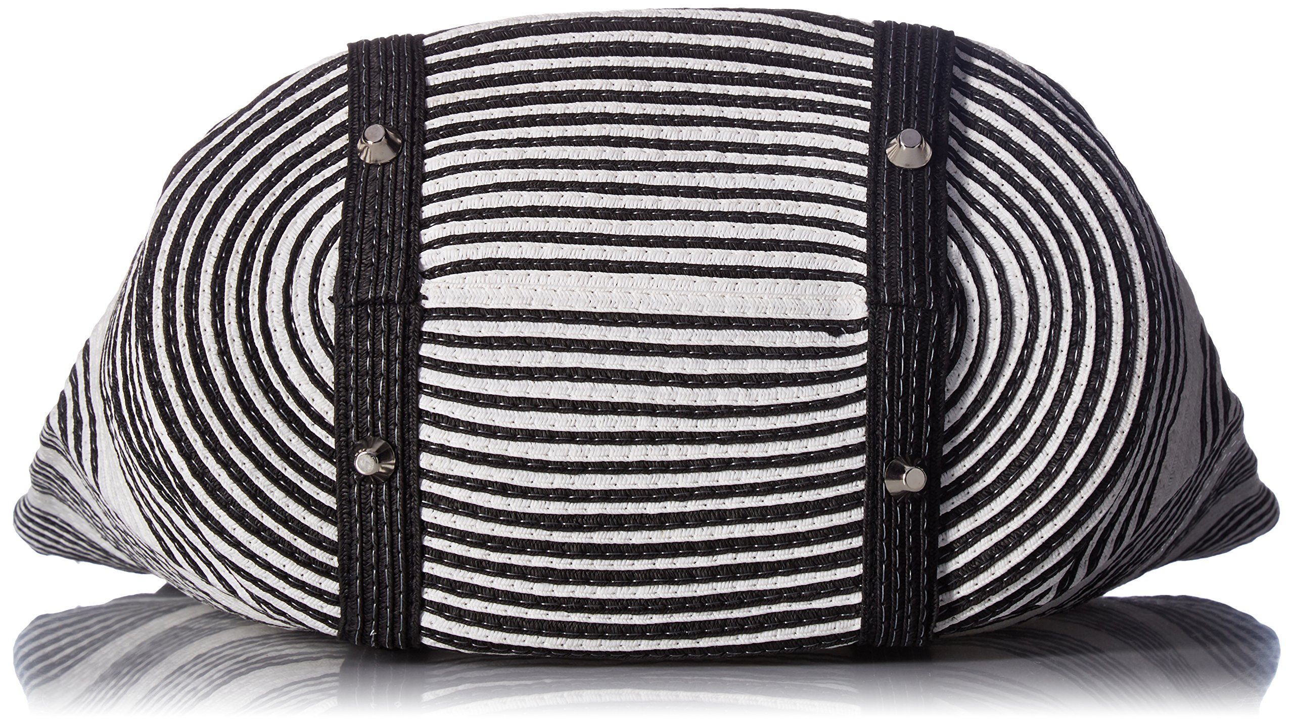 RainierSun Women's Sorrento Purse, Black/White, One Size
