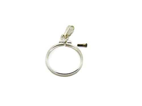 DIY Coin Jewelry: Sterling Silver Bezel for Susan B. Anthony Dollar – Easy to Use Pendant/Charm/Necklace Setting by Bedrock Jewelry