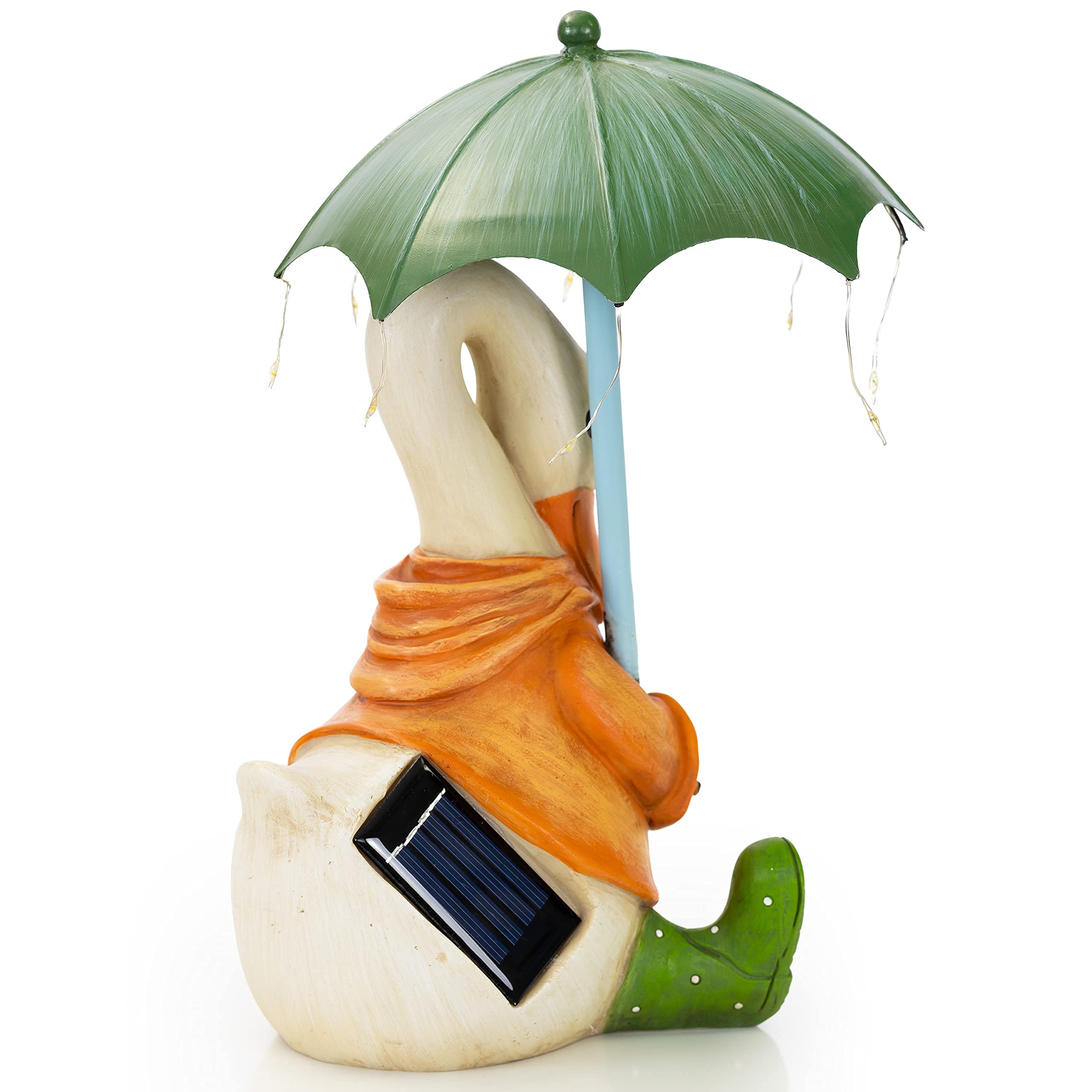 VP Home Quacking in The Rain Duck Solar Powered LED Outdoor Decor Garden Light