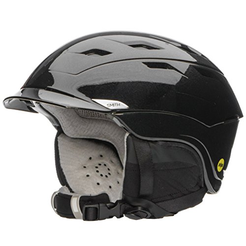 SMITH Optics Valence-MIPS Women's Ski Snowmobile Helmet (Pearl Black, Small)