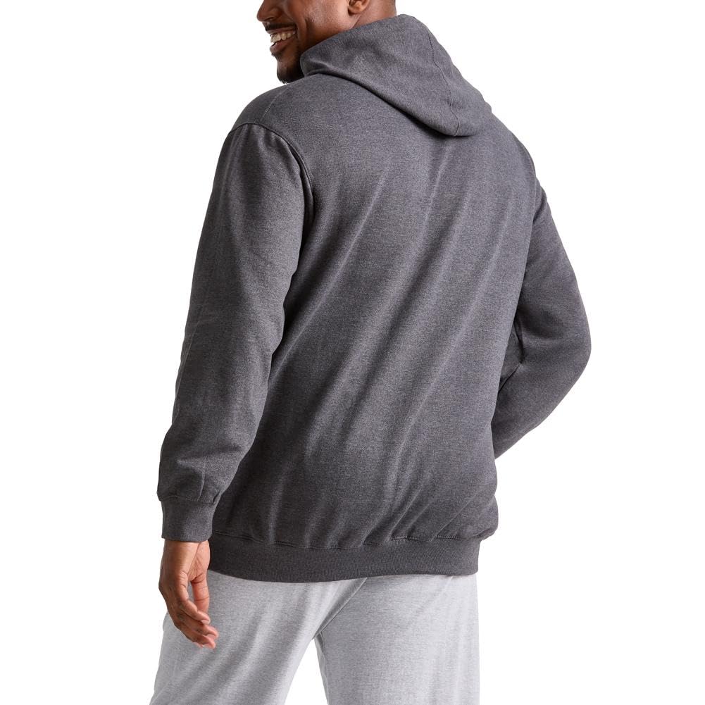 Champion Men's Hoodie, Powerblend, Fleece Striped Sweatshirt for Men (Reg. or Big & Tall)