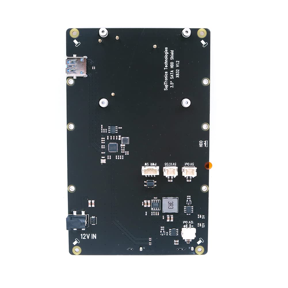DollaTek X832 3.5" SATA HDD Shield for Raspberry Pi 1 Model B+/ 2 Model B / 3 Model B / 3 Model B+ / 4 Model B
