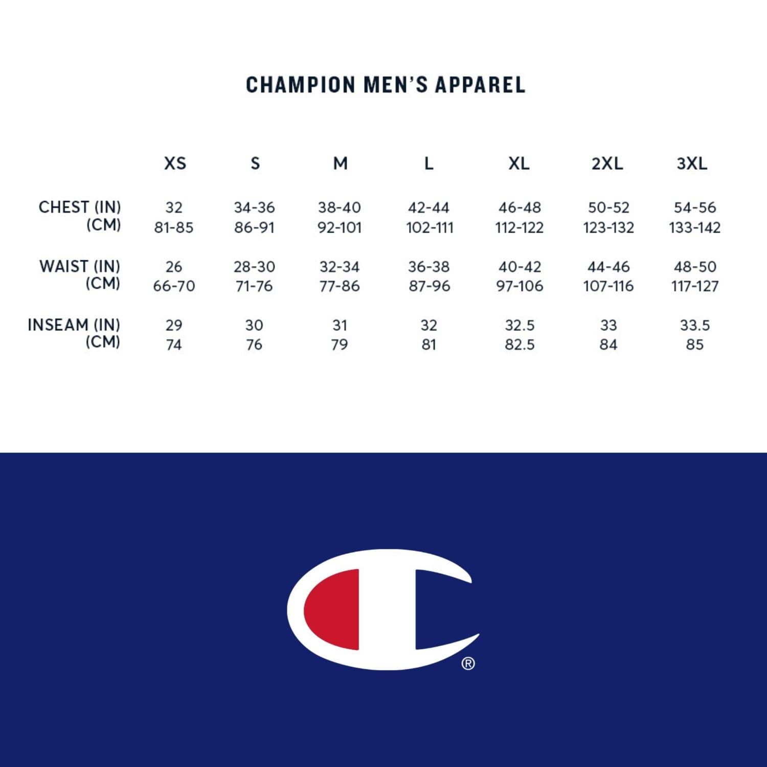 Champion mens 10" Powerblend Fleece Short, Left Sleeve C Shorts, Black-549314, X-Large US