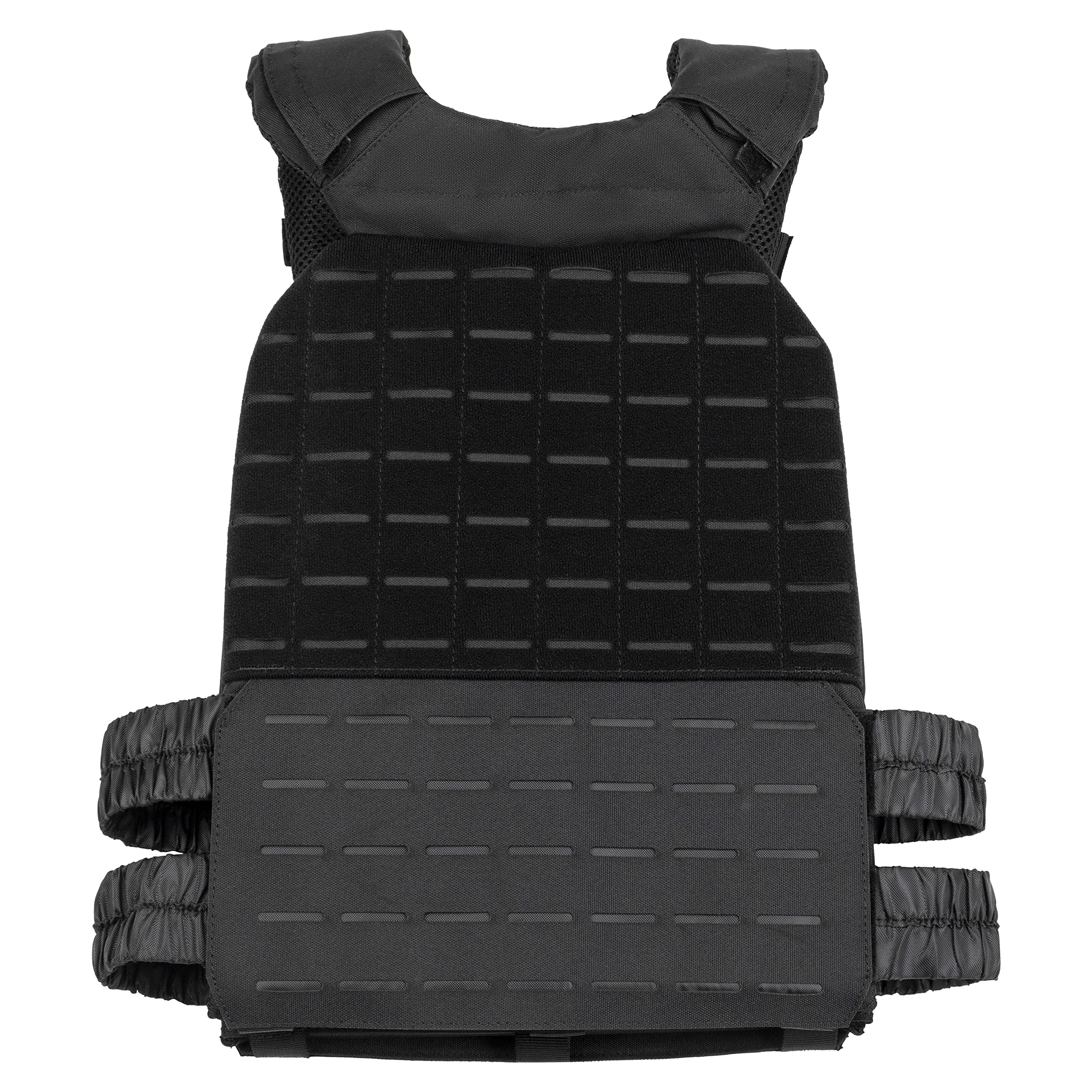 WOLF TACTICAL Adjustable Weighted Vest – WODs, Strength and Endurance Training, Fitness Workouts, Running (Black)
