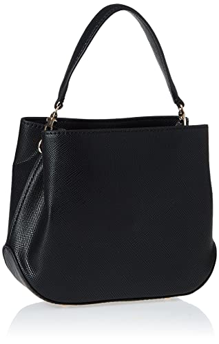 GUESS Womens Alexie Small Crossbody bucket, Black, One Size US