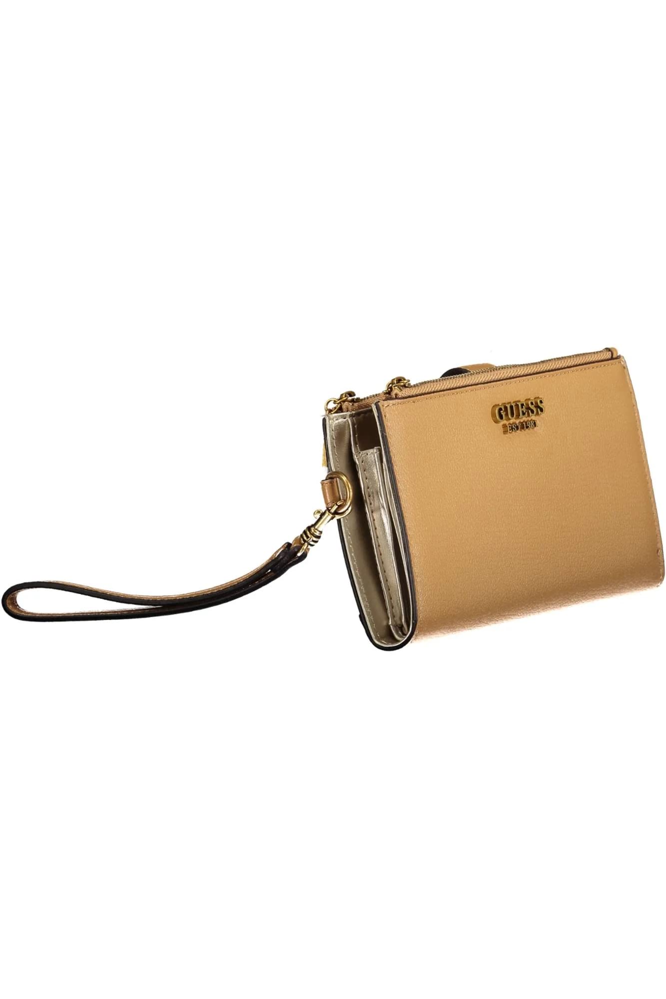 GUESS Womens Kristle Double Zip Organizer wallet, Caramel, One Size US