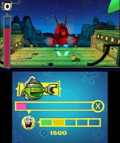 Spongebob Squarepants Plankton's Robotic Revenge for 3DS Nintendo
