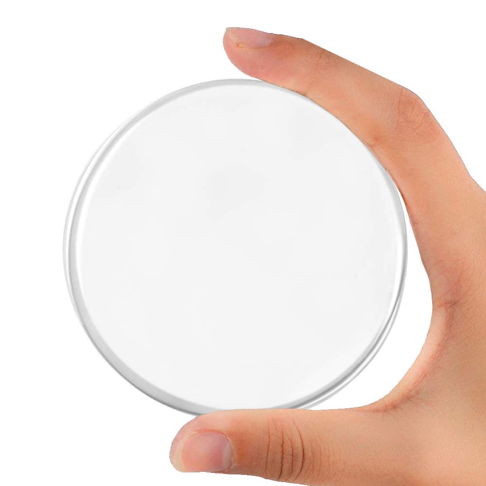 Door Stopper Wall Protector (9pack) - Adhesive Reusable Bumper Protector - Clear, Quiet, Shock Absorbent Gel, Wall Shield & Silencer for Door Handle - Door Knob Safety Cover (Clear, 1.97inch)
