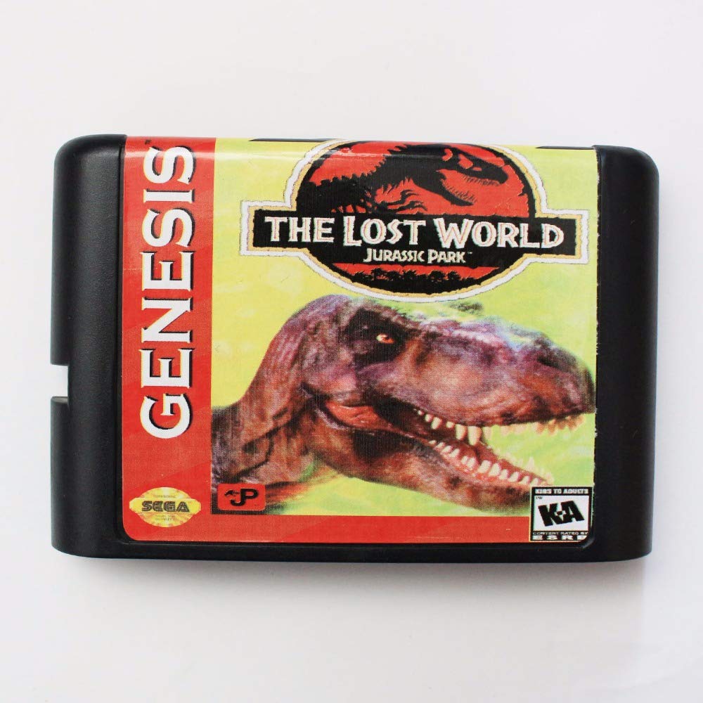 The Lost World Jurassic Park 16 Bit Md Game Card For Sega Mega Drive For Genesis