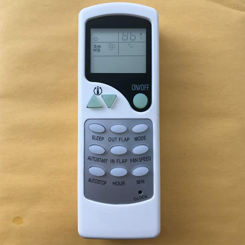 Replacement for QUIETSIDE HRRM Air Conditioner Remote Control Model Number: ZHF/LW-17-1 ZHF/LW-17 ZCF/LW-17-1 ZCF/LW-17 ZHF/LW-17-2 Works for AC Model KFR-51GW/GX1A.