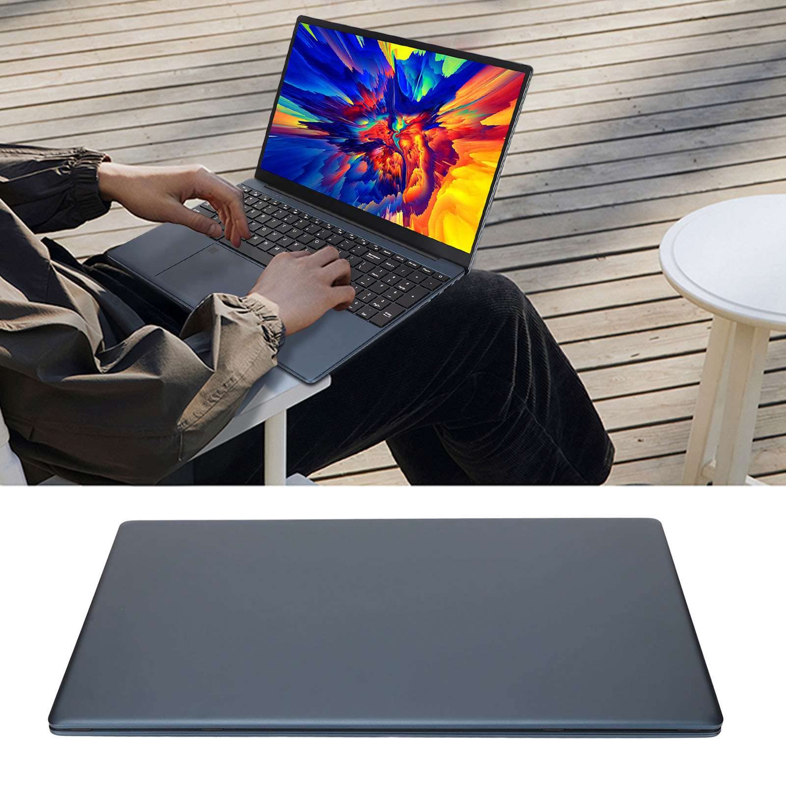 FHD Laptop, 1920x1080Ips 15.6in Screen 16:9 15.6in FHD Laptop for Office