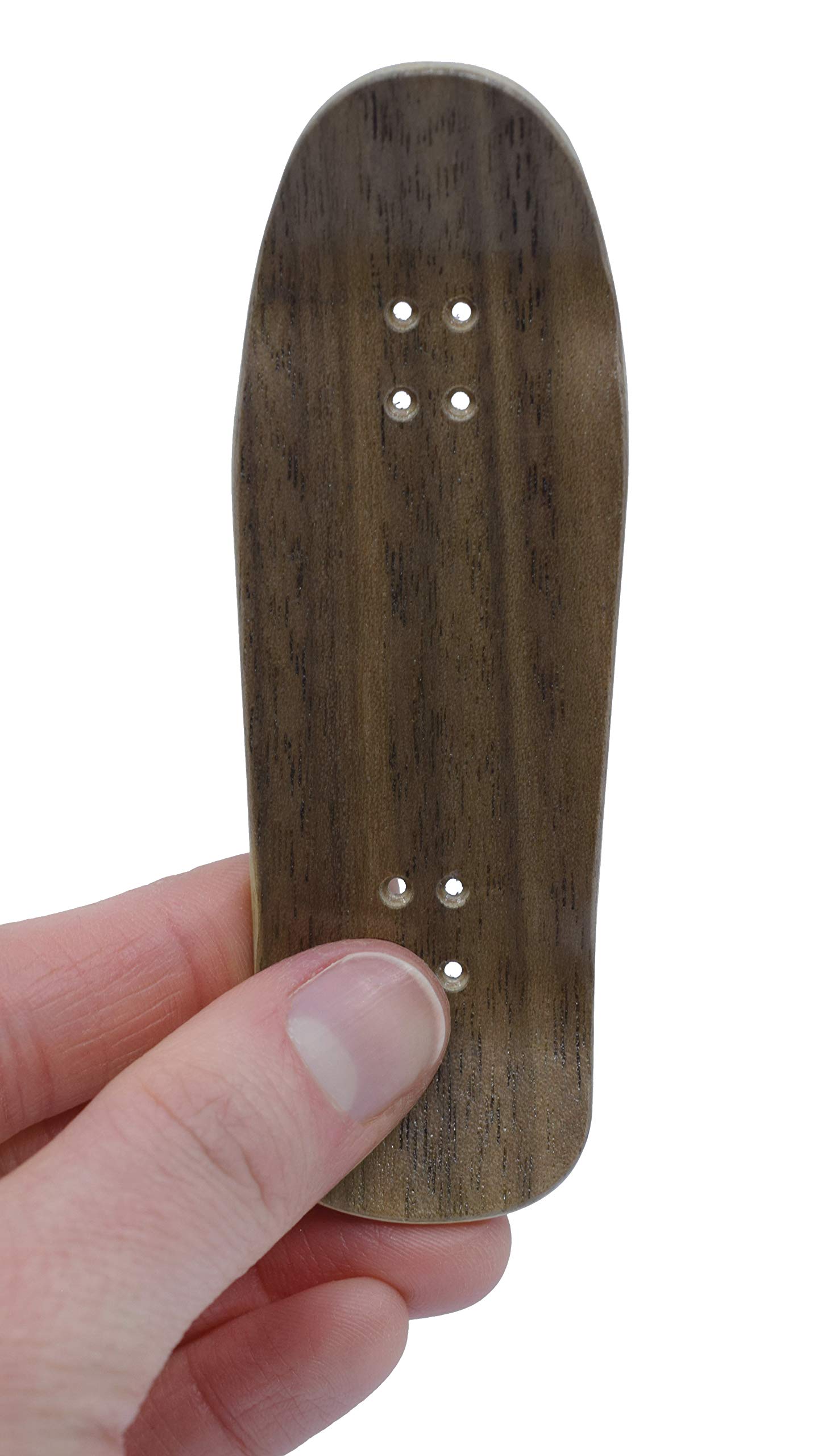 Wooden Fingerboard Carlsbad Cruiser Deck, The Swanson - 34mm x 100mm - Handmade, Pro Shape & Size - Five Plies Wood Veneer - Includes Prolific Foam Tape - Teak Tuning