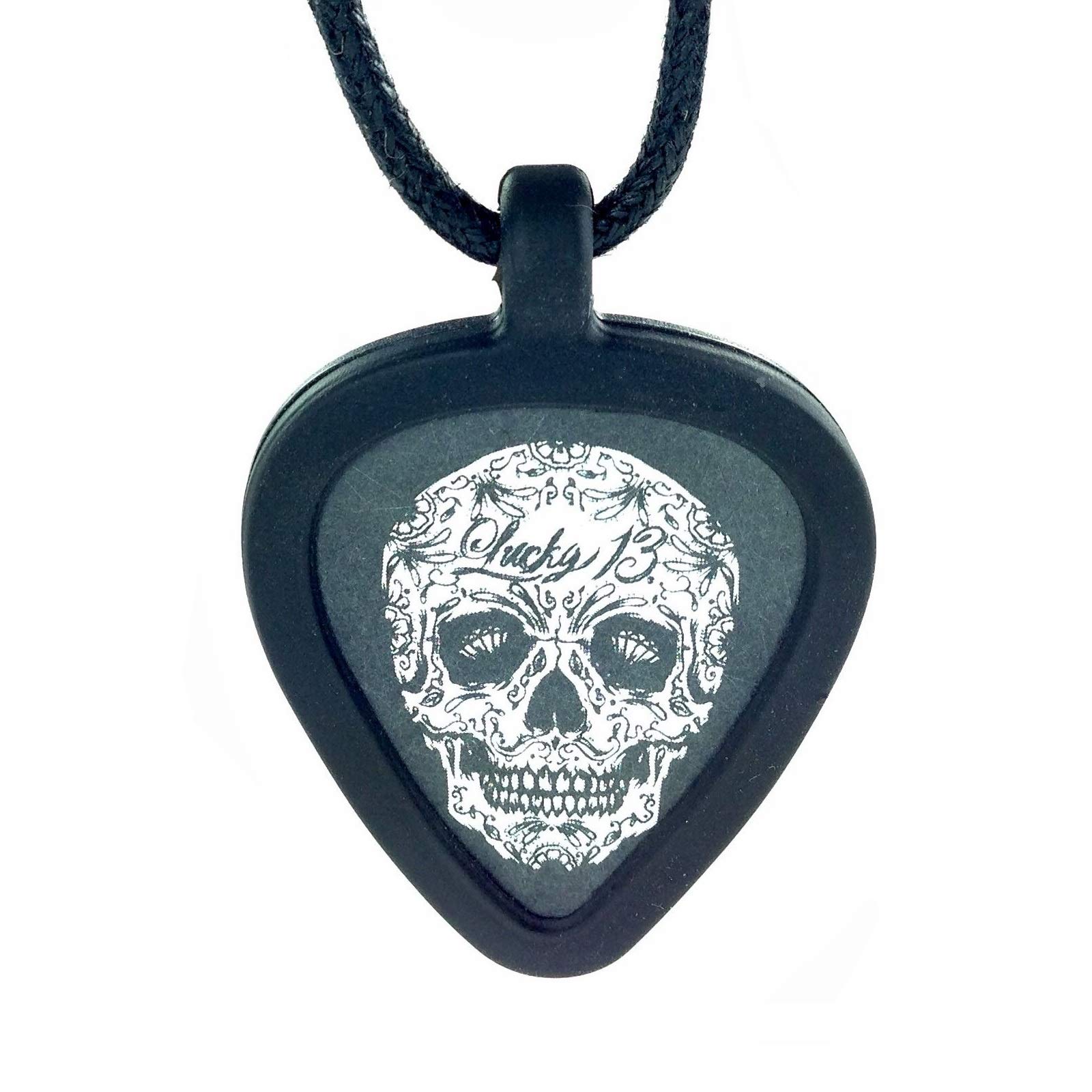 Pickbandz Necklace Silicone Guitar Pick Holder in Epic Black - Double Sided - Fits All - Fully Guaranteed - Rock What You Love With Pickbandz