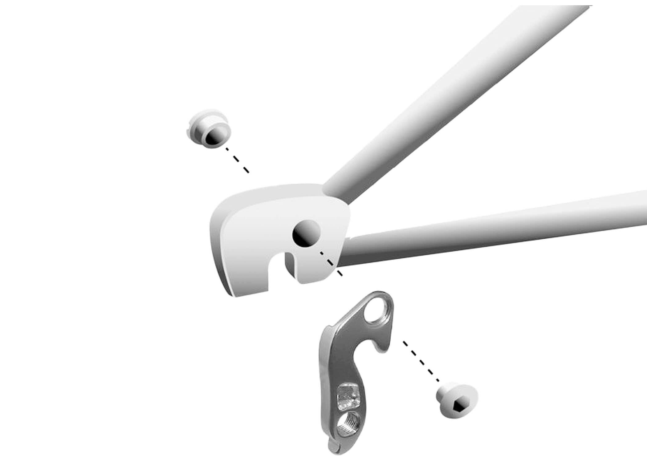 Derailleur Hanger 11 Rear Dropout Compatible for Specialized and Focus Specific Models- Mounting Bolts Inlcuded - Part #9893-4291
