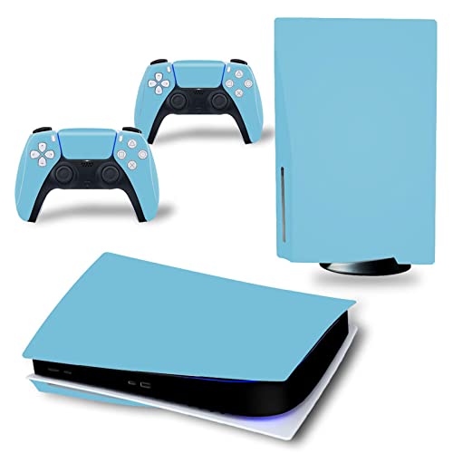 Guugoon Solid Color Full Set Skins Compatible with Ps5 Digital Edition Console, Vinyl Decal Stickers for Ps5 Digital Edition Console,11