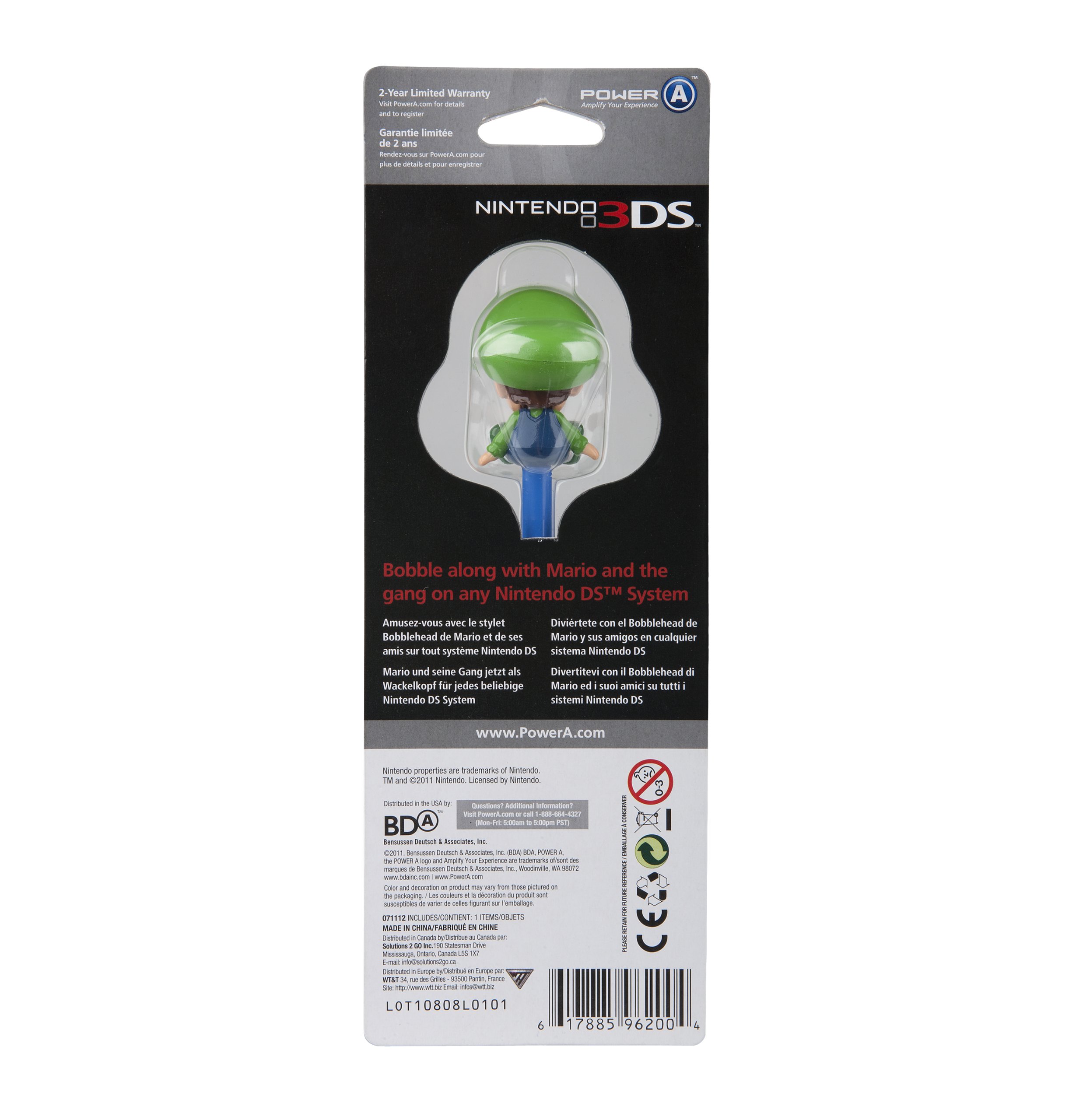 PowerA Character Bobblehead Stylus for DS - Baby Luigi