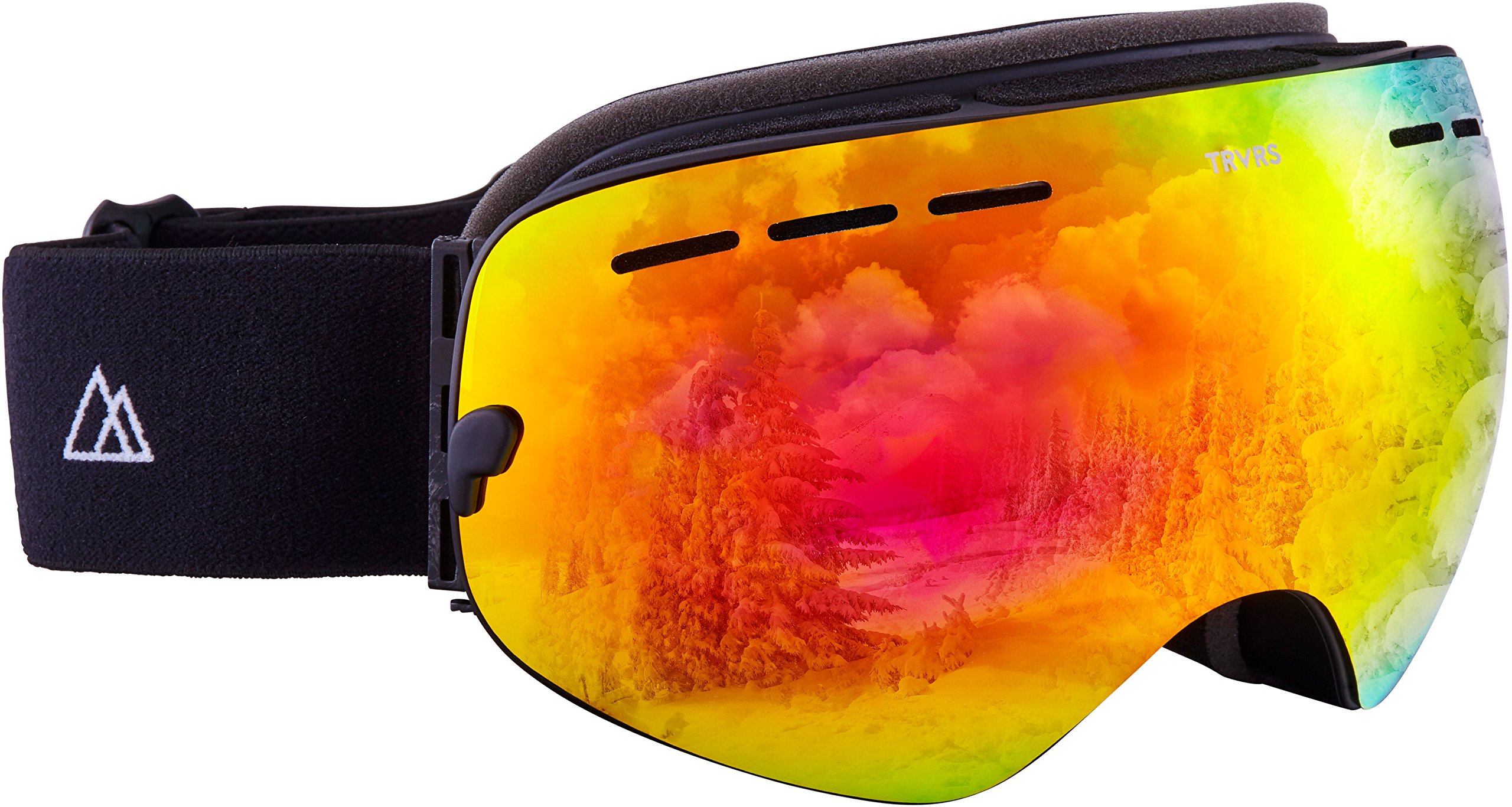 Retrospec G2 Ski and Snowboard Goggles for Men and Women, With Magnetic 100% UV Blocking, Anti-Scratch and Anti-Fog Lenses for Protection and Comfort One Size Fits Most