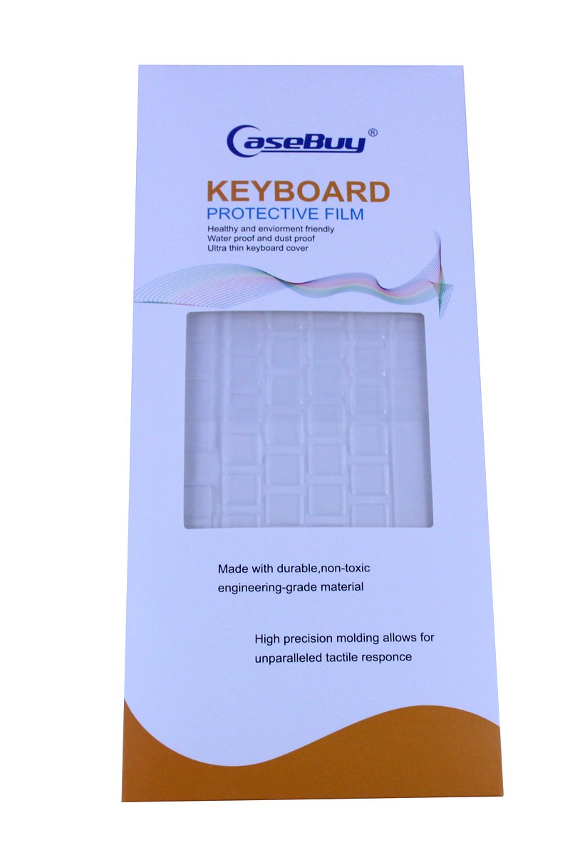 Clear Desktop Computer Keyboard Cover Skin for PC 104/107 Keys Standard Keyboard, Anti Dust Waterproof Keyboard Protector Skin