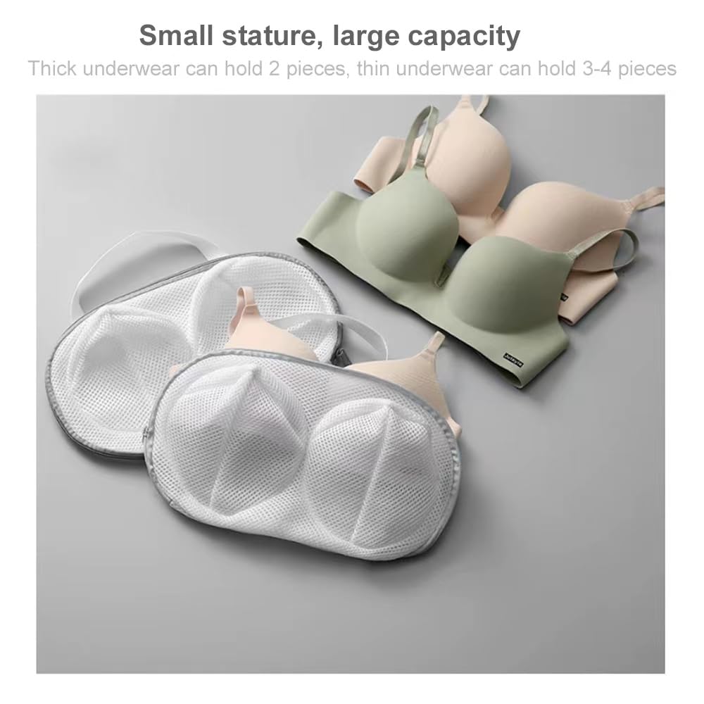 Large Bra Laundry Bags for Washing,Lingerie Bags for Washing Delicates ,Bra storage bag(Large-white) (2)
