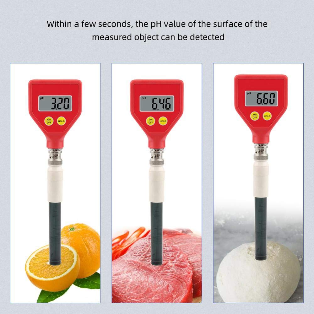 GHGHF Professional Skin PH Tester for Beauty& Surface pH for Soil,Leather, Paper, Emulsion