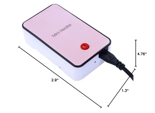 Safety Energy-Saving Heater Mini Portable Room Office Desktop Electric Fan Heater Air Warmer Pink