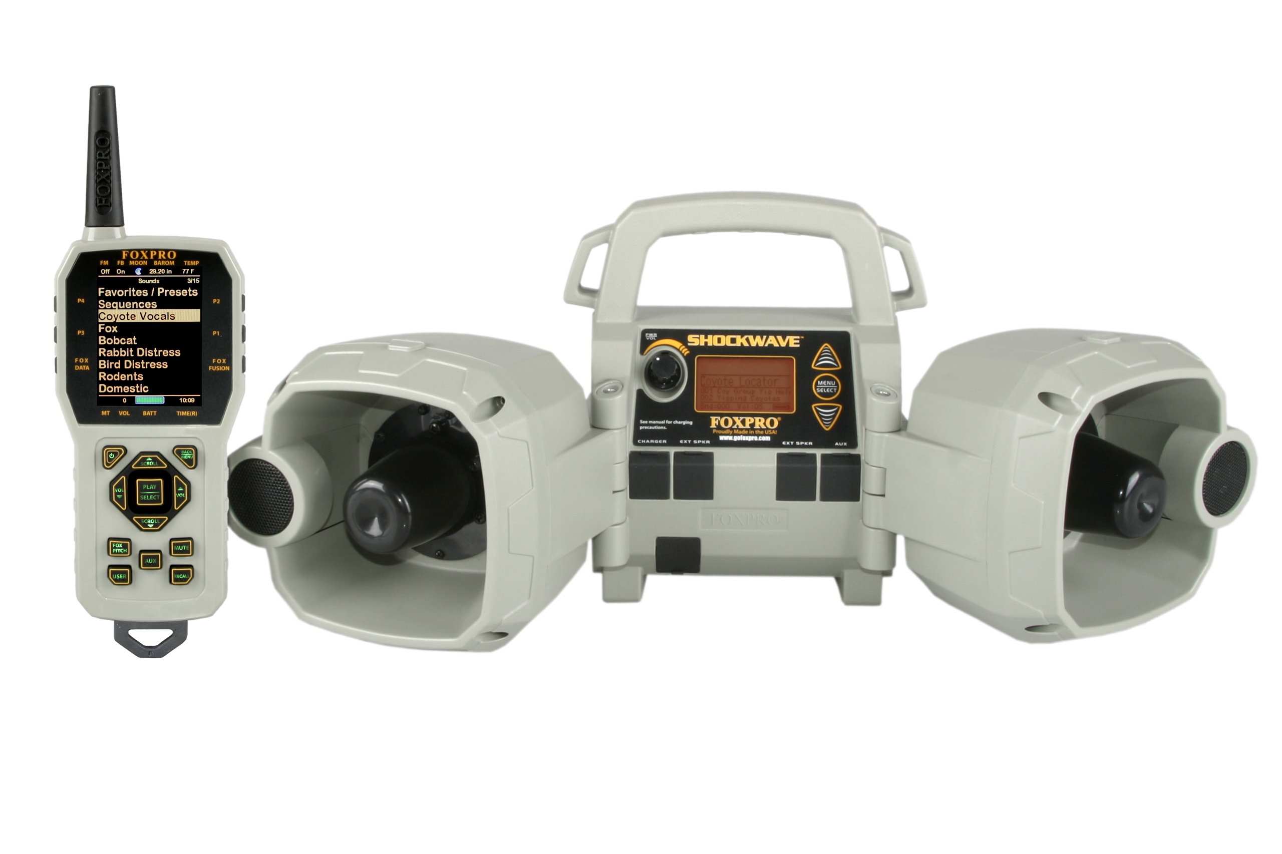FOXPRO Shockwave Call & Lithium 10 Cell Rechargeable Battery Kit