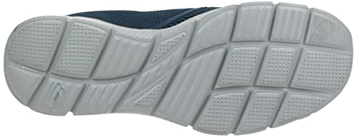 Skechers mens Equalizer Double Play Wide Slip On Loafer, Navy, 12 Wide US