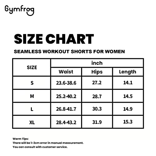 gymfrog Womens Workout Shorts Seamless Scrunch Butt Gym Biker Shorts High Waisted Booty Yoga Shorts