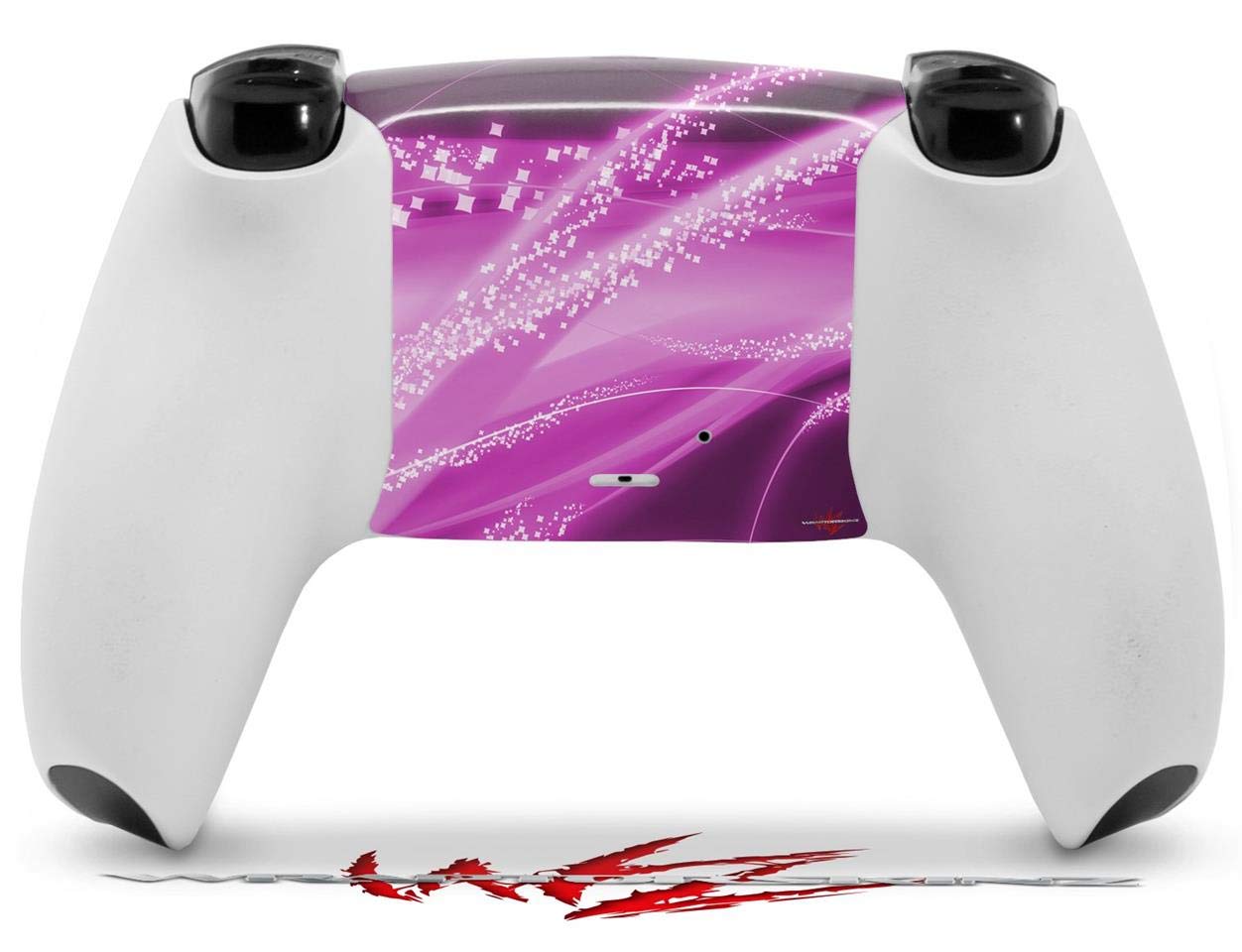 WraptorSkinz Skin Wrap compatible with Sony PS5 DualSense Controller Mystic Vortex Hot Pink (CONTROLLER NOT INCLUDED)