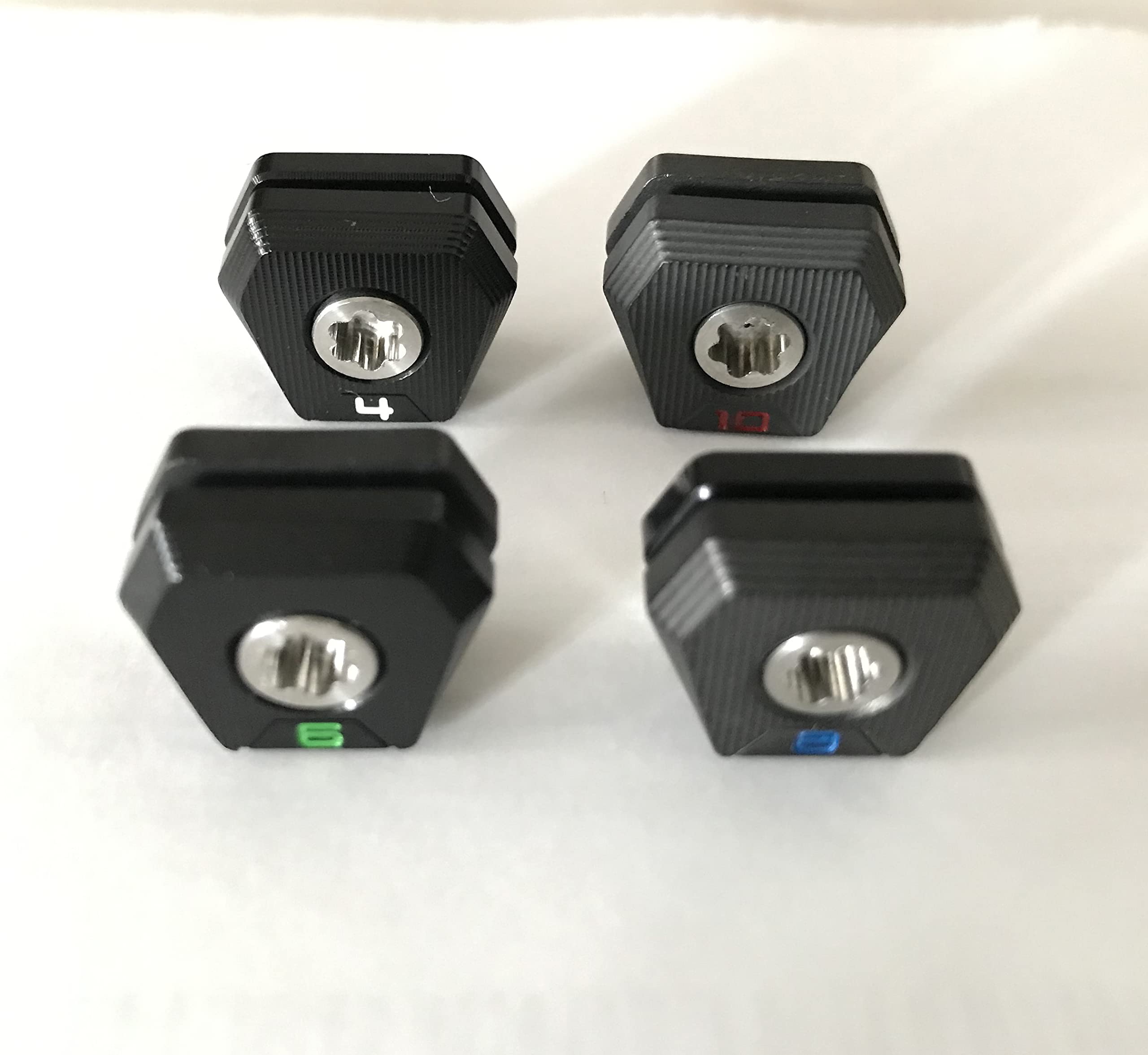 Dree 4X Golf Weight Slider Screw Fit for 2022 Taylormade Stealth Plus Plus+ Driver 4g 6g 8g 10g, Black