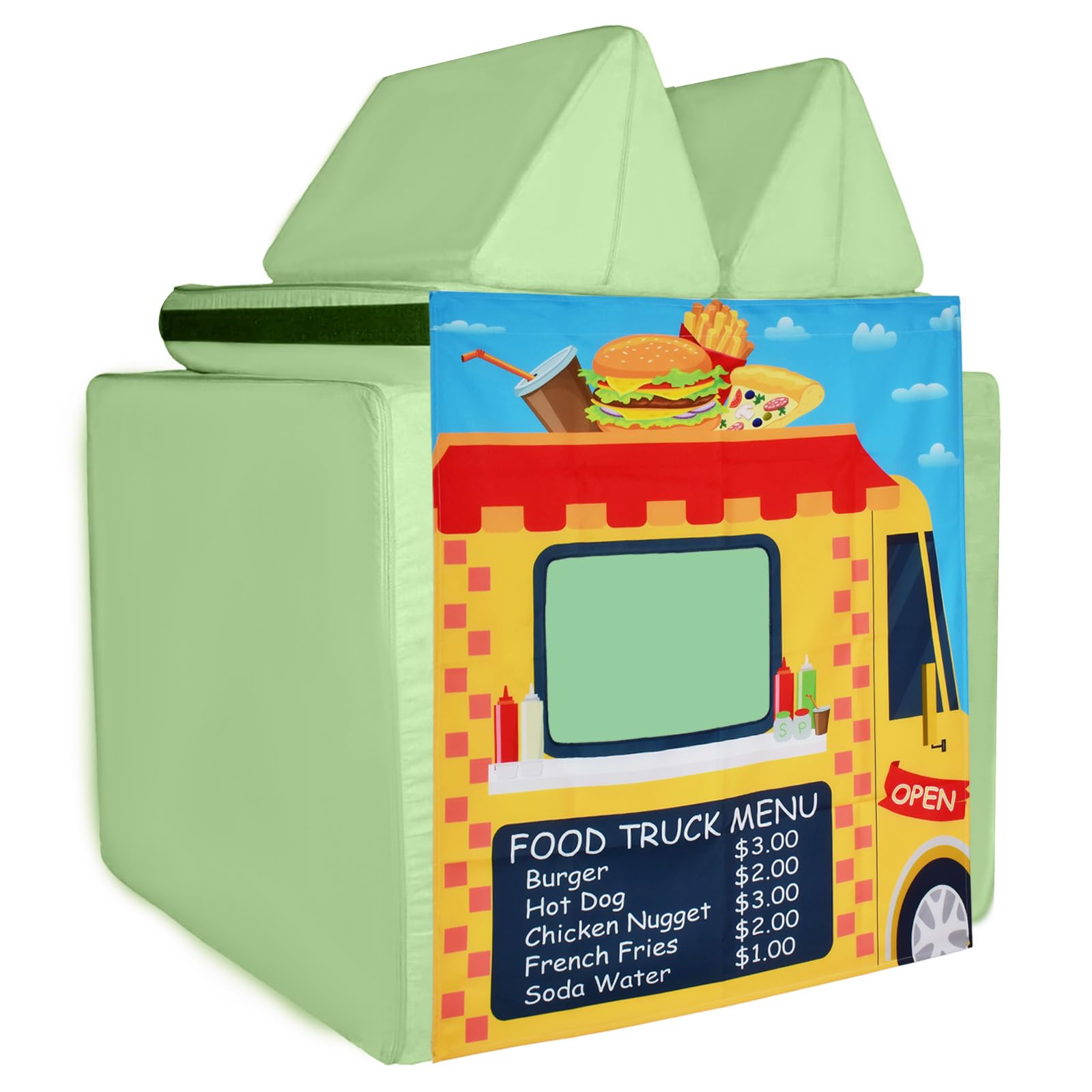 HAJOROM Play Panel for Kids Play Couch Childrens Foam Sofa Couch Play Panel for Toddler Couch (Play Couch not Included)