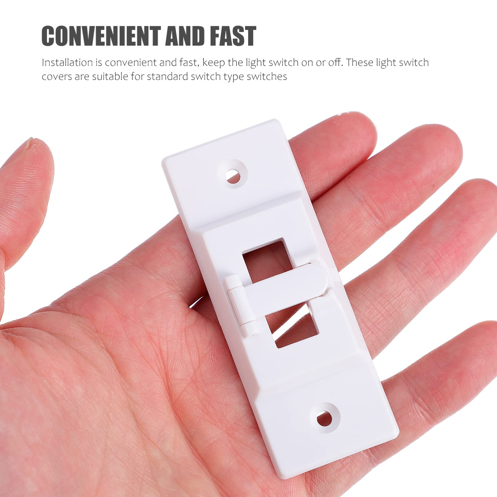 DOITOOL Lamp Switch es Guard 4 Pcs Wall Cover Safety Switch Cover Switch Plate Covers Switch Guards Guards Covers Guard Light Switch