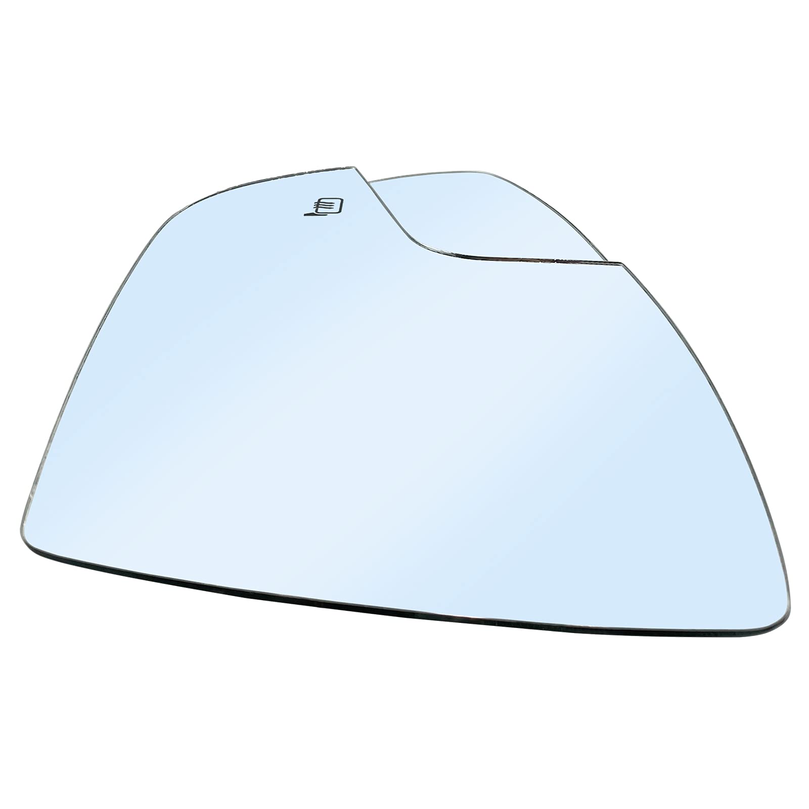Driver Left Side Mirror Replacement for 2012-2018 Ford Focus Side Mirror Glass - Side View Heated Convex Mirror Glass with Rear Holder, Replace CM5Z-17K707-H
