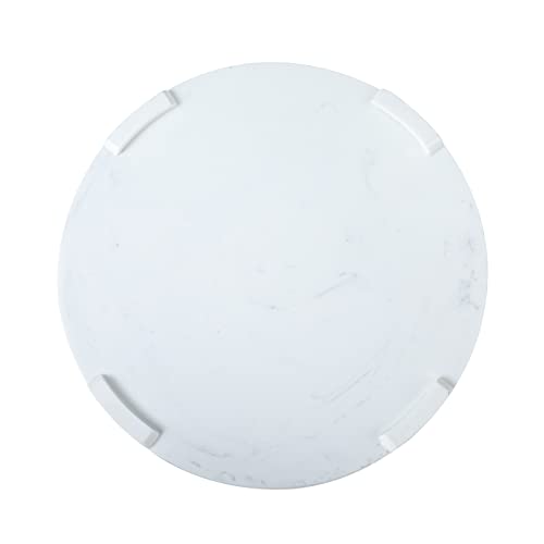 skyehomo Round Resin Marble Tray,Marble Pattern Decorative Storage Organizer,Vanity Tray for Candles,Cosmetics,Perfume,for Bathroom Bedroom Kitchen Nightstand Dressers